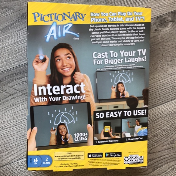 Mattel | Video Games & Consoles | Nwt Pictionary Air Kids Family Game ...